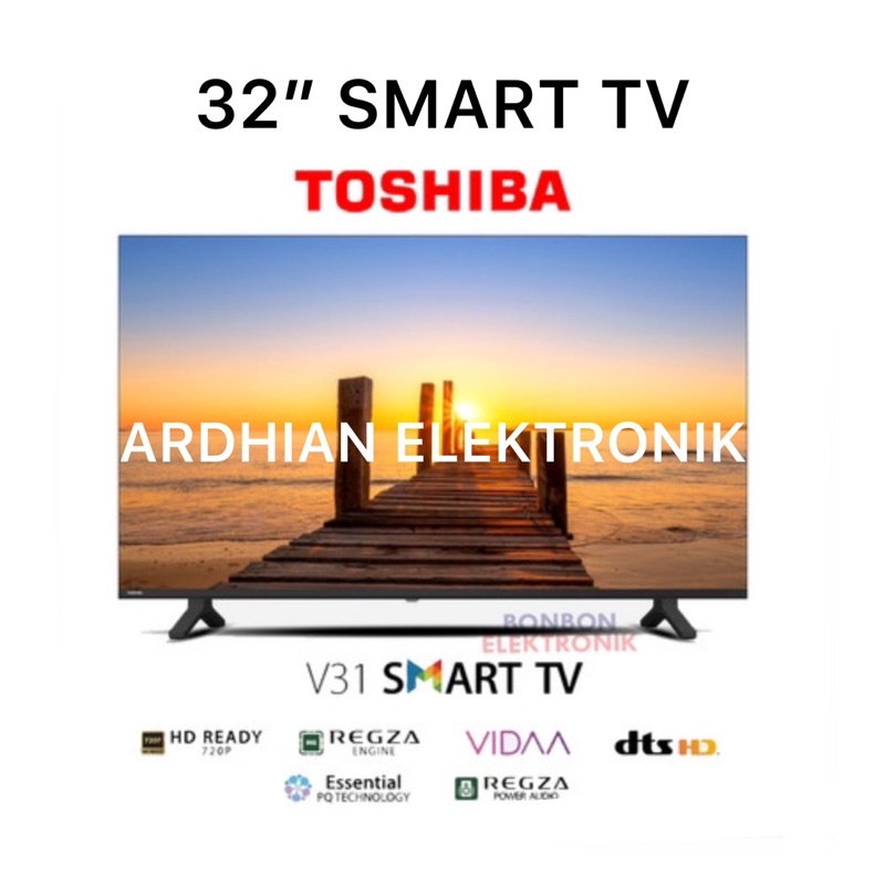 Jual TV LED TOSHIBA 32" 32V31LP SMART TV DIGITAL TERBARU PROMO MURAH | Shopee Indonesia