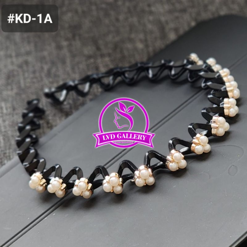 Jual LVD - Bando Fashion Korea Bando Rambut Mutiara Cantik Elastis Bandana Fashion Korea KD-01 ...