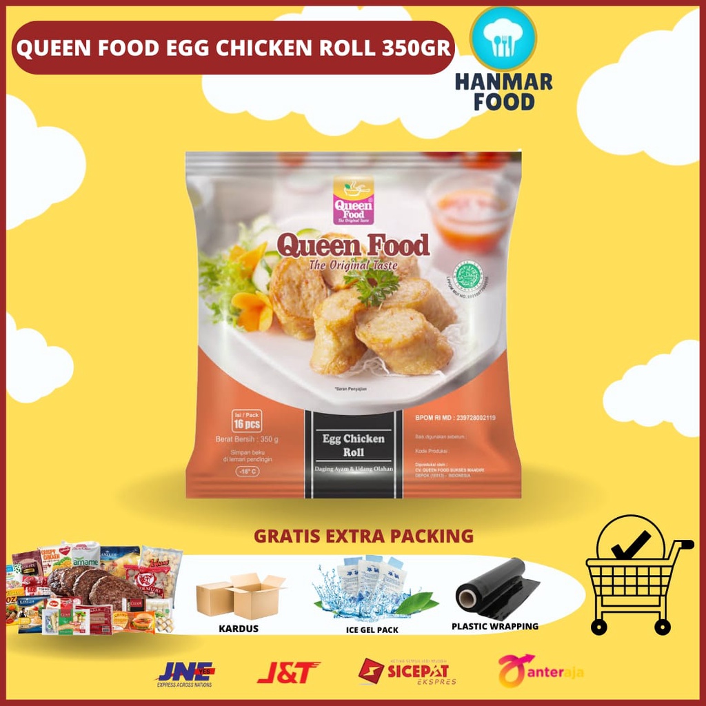 Jual Egg Chicken Roll - Queen Food 350gr - Ala Hokben | Shopee Indonesia