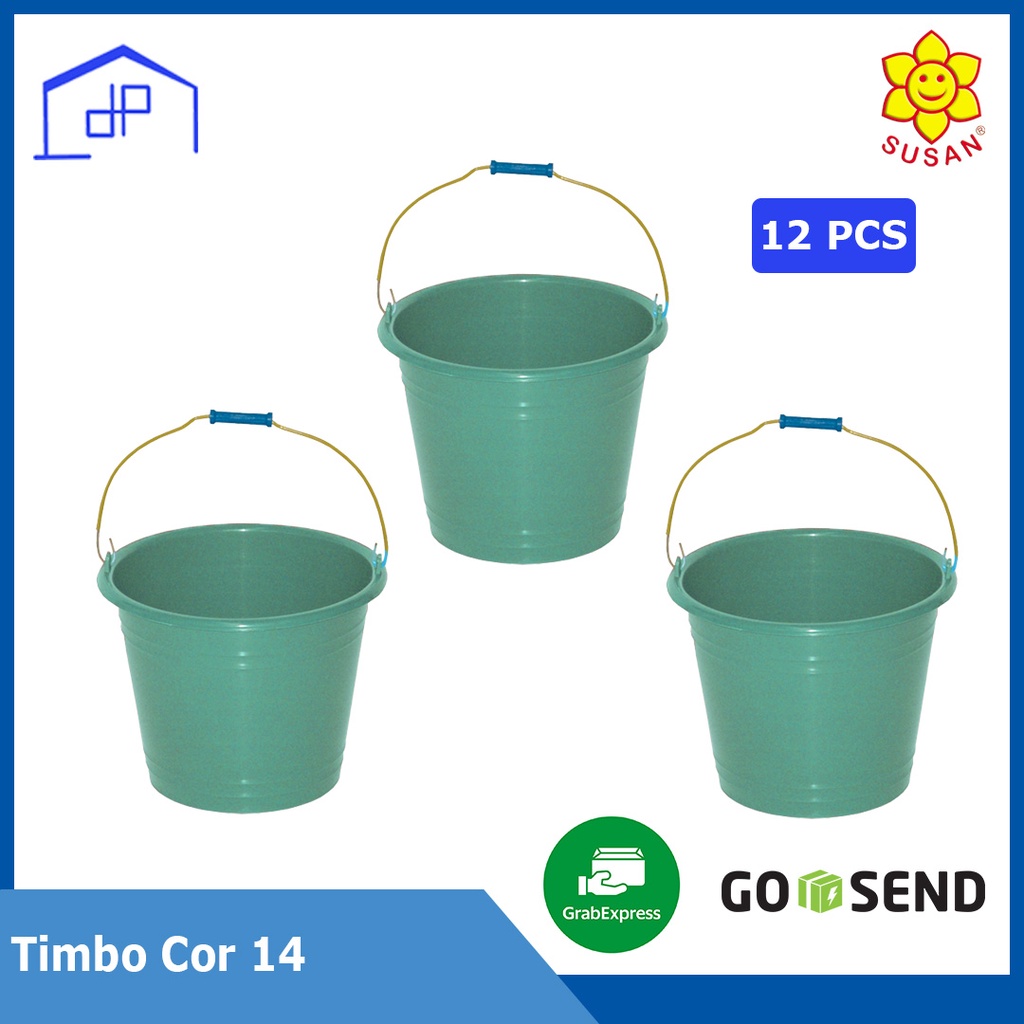 Jual (12PCS) - Timbo Cor 14 / Timbo Plastik / Ember Plastik / Ember Air ...