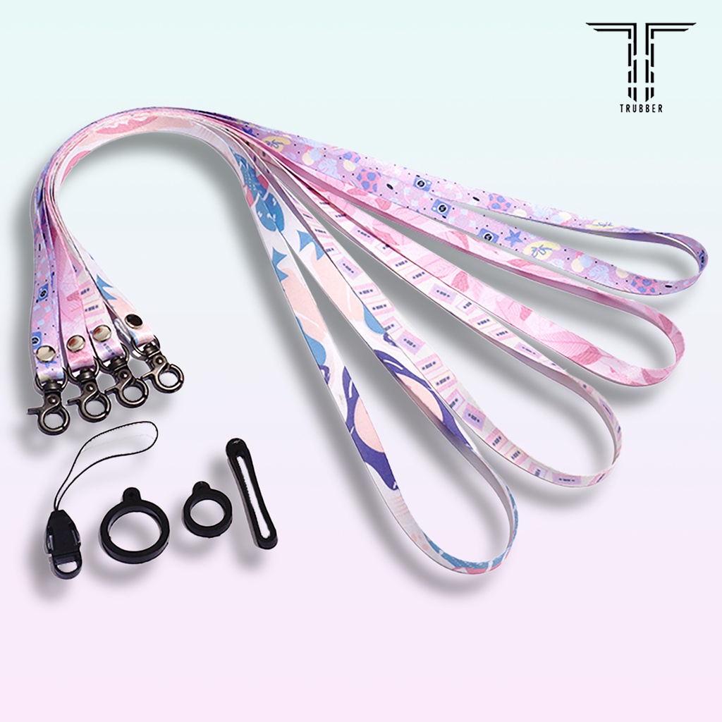 Jual Lanyard id card holder / lanyard aesthetic / lanyard cewek / tali ...