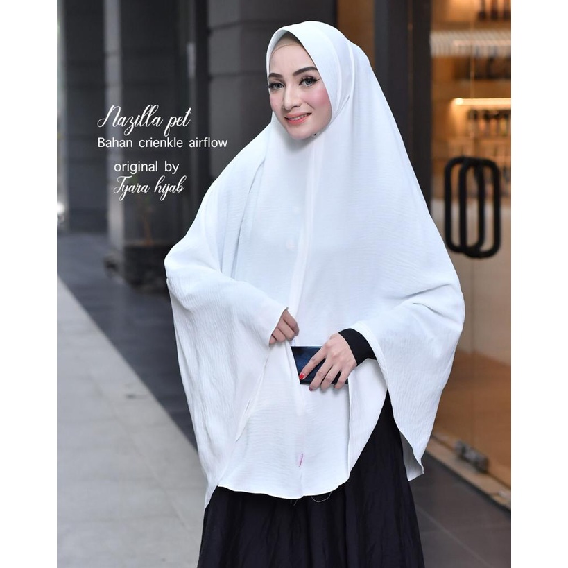 Jual Jilbab Instan Bergo Nazilla Pet Crinkel Jumbo Haji Umroh By Tyara ...