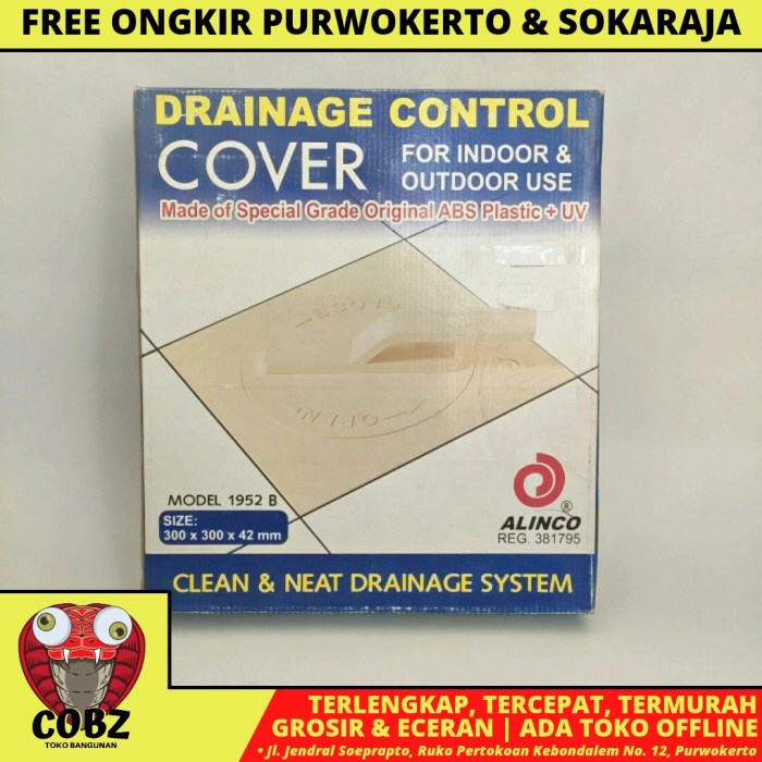 Jual 30 CM X 30 CM / ALINCO CLEAN OUT SARINGAN GOT DRAINASE CONTROL ...