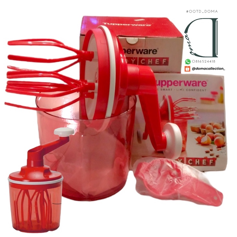 Jual TUPPERWARE SPEEDY CHEF free Pemisah Telur/ Mixer tanpa Listrik ...