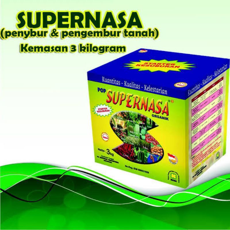 Jual SUPERNASA 3kg pupuk organik penyubur dan penggembur tanah | Shopee ...