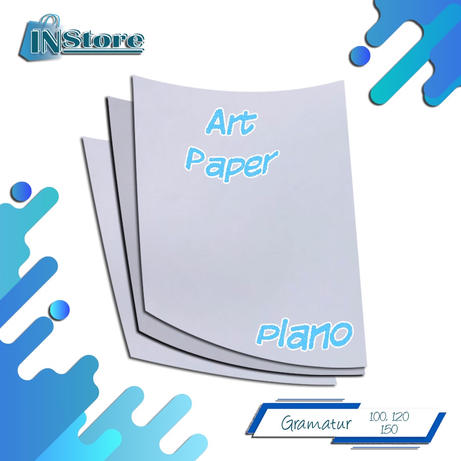 Jual KERTAS ART PAPER 120, 150gsm, PLANO | Shopee Indonesia