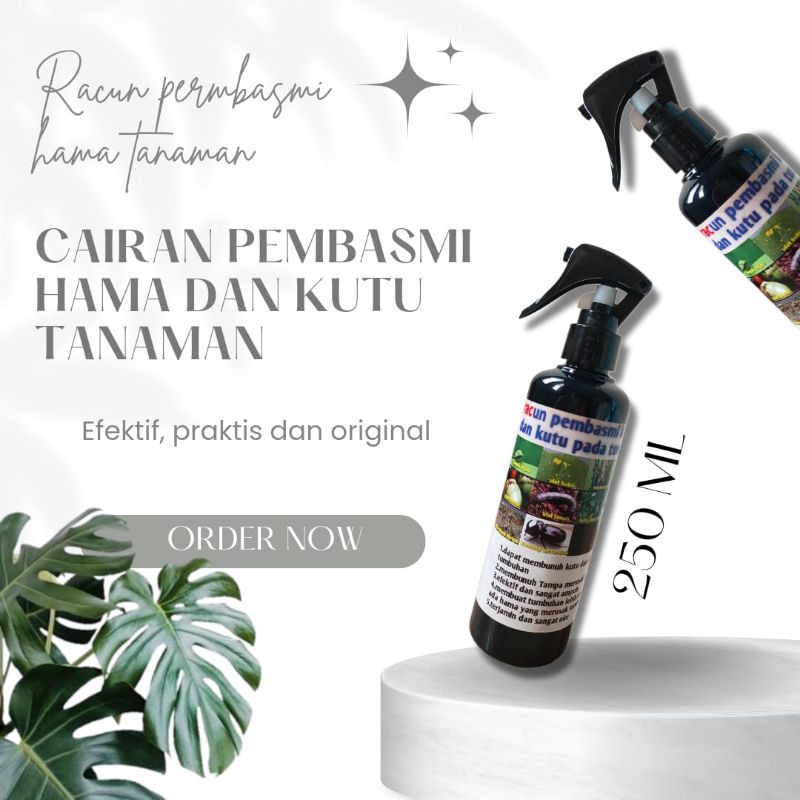 Jual PEMBASMI HAMA DAUN DAN KUTU PUTIH SIAP PAKAI KEMASAN 250ML ...