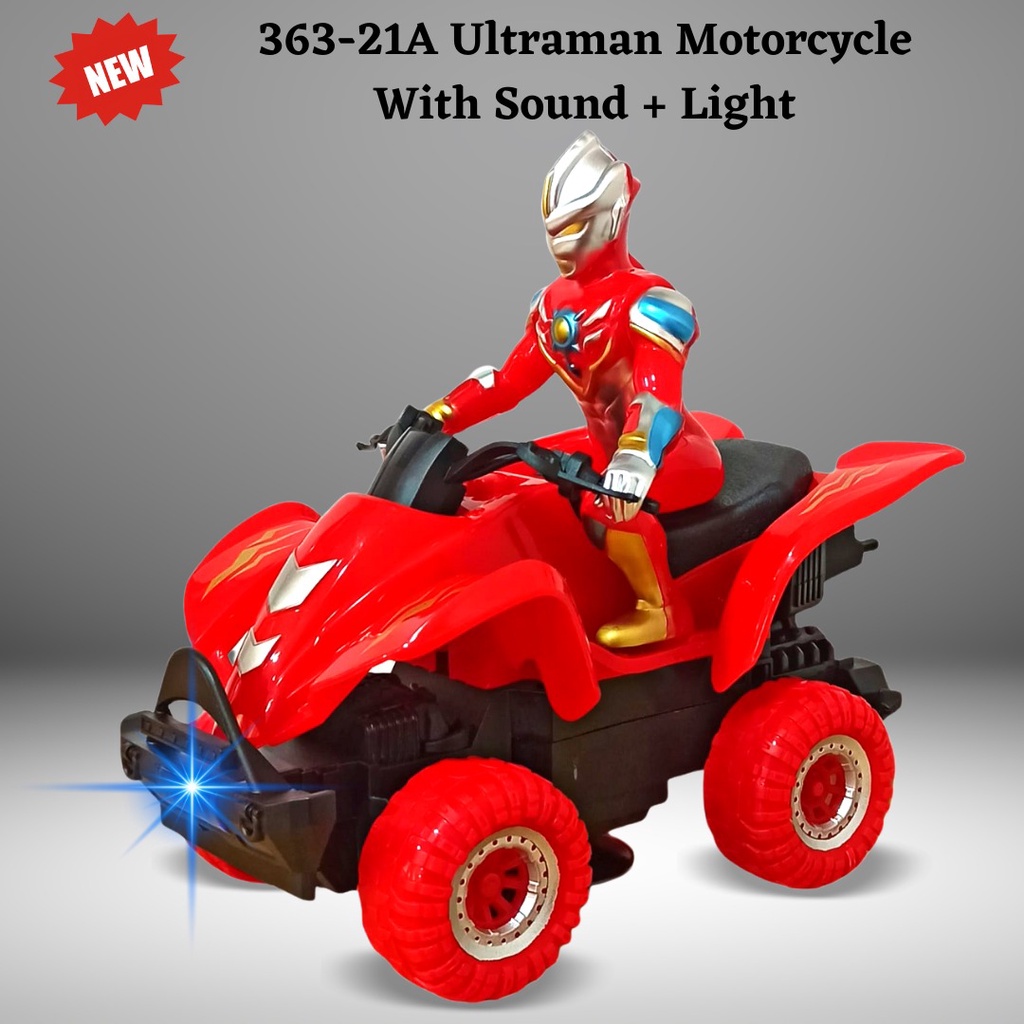 Jual 363-21A Ultraman Motocycle With Sound + Light / Mainan Anak ...