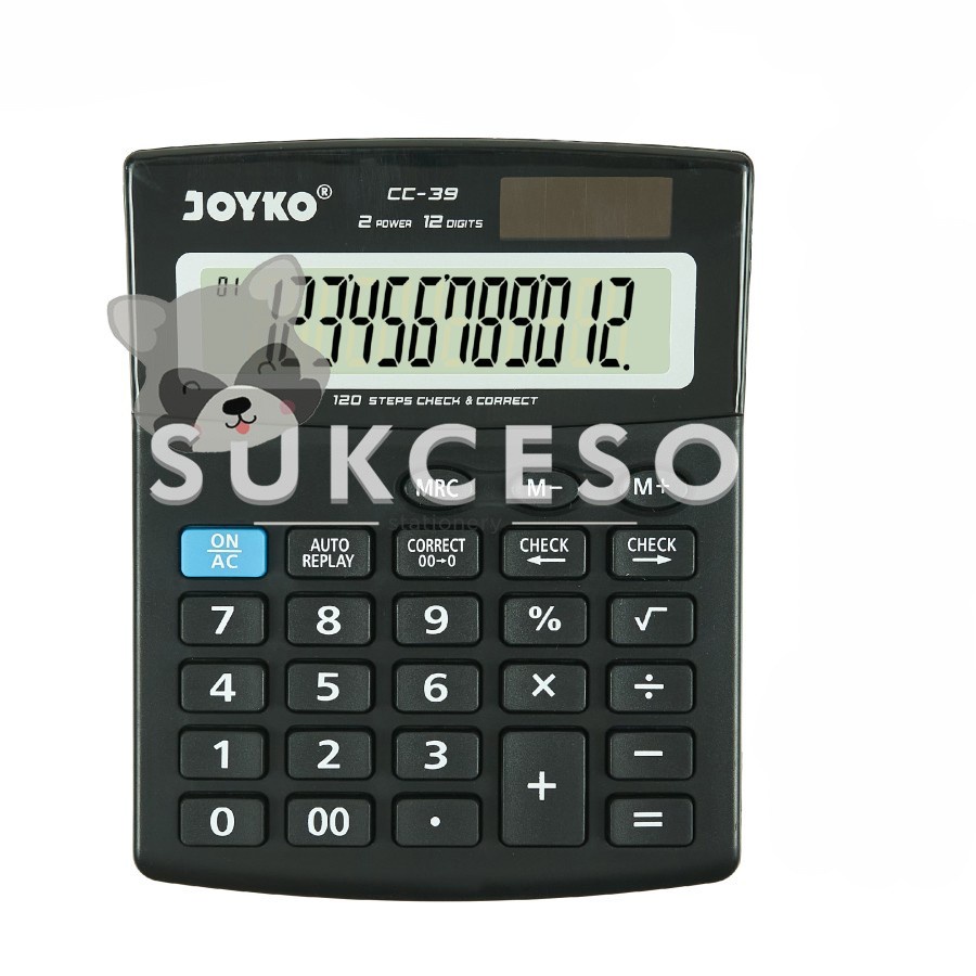 Jual Joyko Calculator CC-39 / Kalkulator 12 Digits / Kalkulator Meja ...