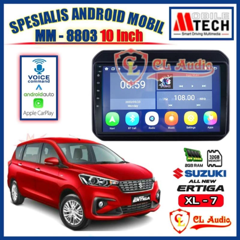 Jual Head Unit Android Mtech 10 Inch OEM Suzuki All-new Ertiga/XL7 Carplay | Shopee Indonesia