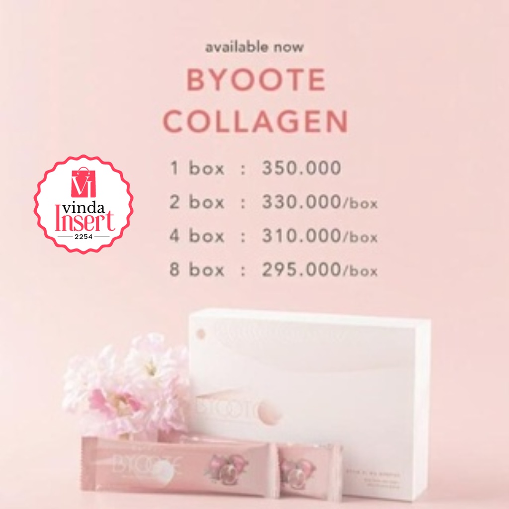 Jual BYOOTE Collagen 2 Box Lebih Murah Minimal Beli 2 Box | Shopee ...