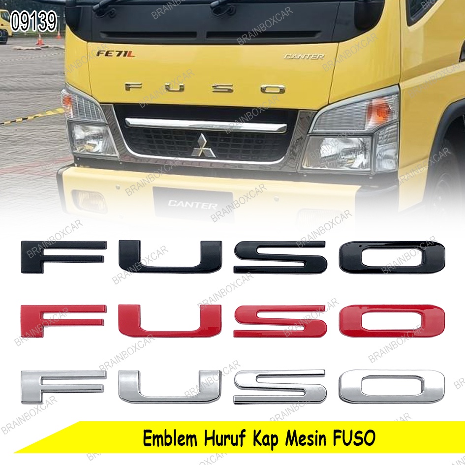 Jual Emblem Kap Mesin FUSO Logo Tempelan Bodi Mobil | Shopee Indonesia