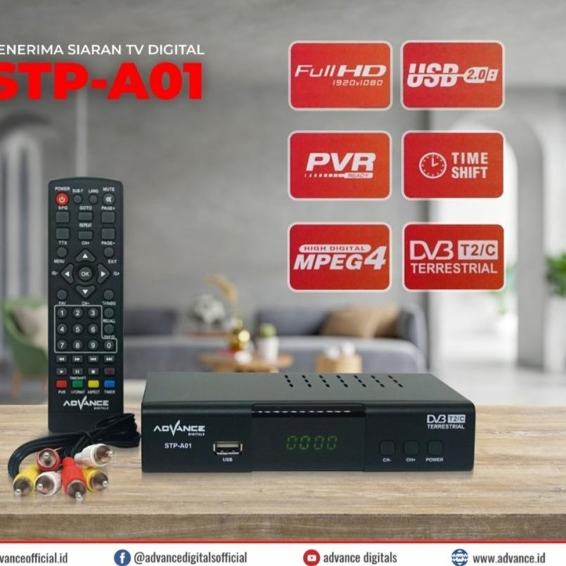 Jual AHF5-9ONG3 STB TV DIGITAL SET TOP BOX DVB-T2 STB CBM STB VISIO ...