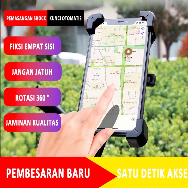 Jual Gagang BESI★Stand Phone Holder Motor/Bicycle Holder Hp/holder hp ...