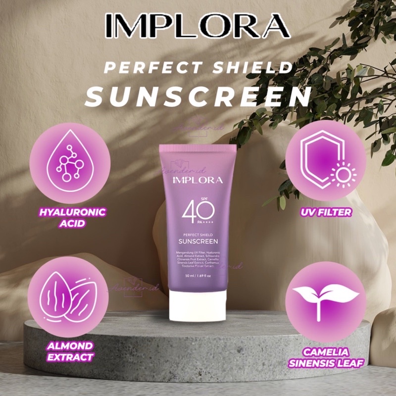 Jual IMPLORA PERFECT SHIELD SUNSCREEN SPF 40 PA++++ | Shopee Indonesia