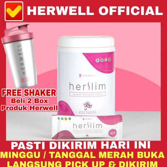 Jual HERSLIM HERWELL 1 Box The Ultimate Diet Formula Susu Kolostrum ...