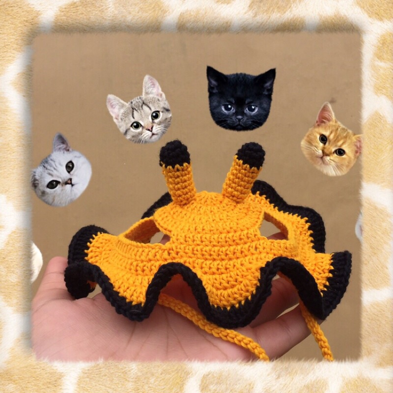 Jual TOPI KUCING RAJUT/ CROCHET CAT HAT/ TOPI KUCING KARAKTER | Shopee ...