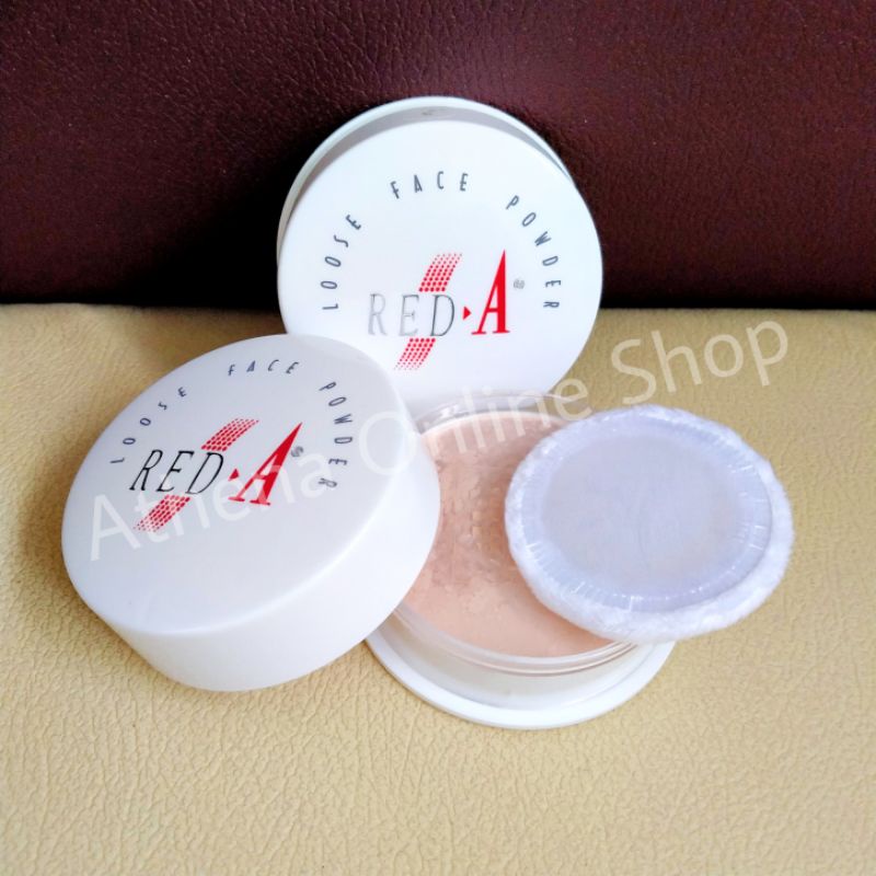 Jual Red-A Loose Face Powder - Red A bedak tabur 14g | Shopee Indonesia