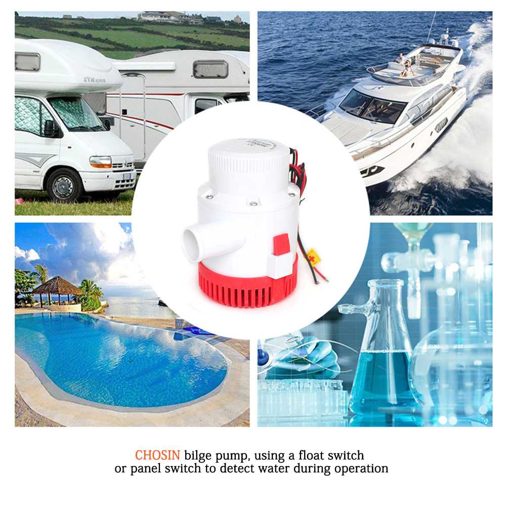 Jual CHOSIN Pompa Air Bilge Submersible 12 V 3000 GPH - CH8028 | Shopee ...