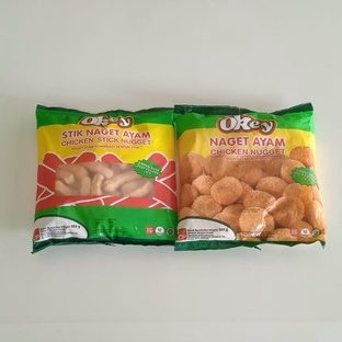 Jual Okey Chicken Nugget Stick Coin 500 gr Naget Ayam | Shopee Indonesia