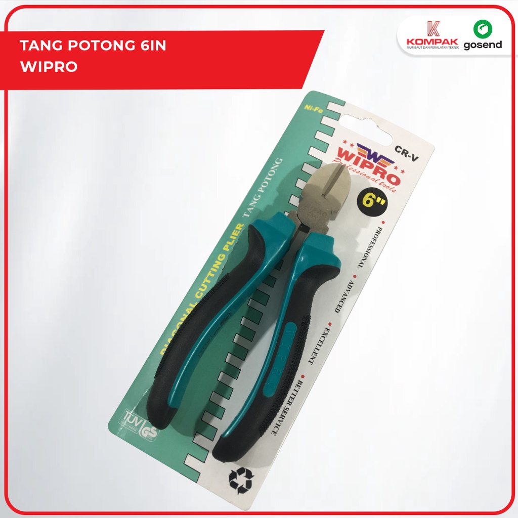 Jual Tang potong WIPRO 6" WIPRO Tang Potong Wipro 6" Diagonal Cutting ...