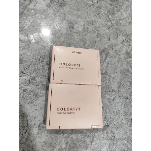 Jual Wardah Colorfit Eyeshadow & Contour Palette (Bekas) | Shopee Indonesia