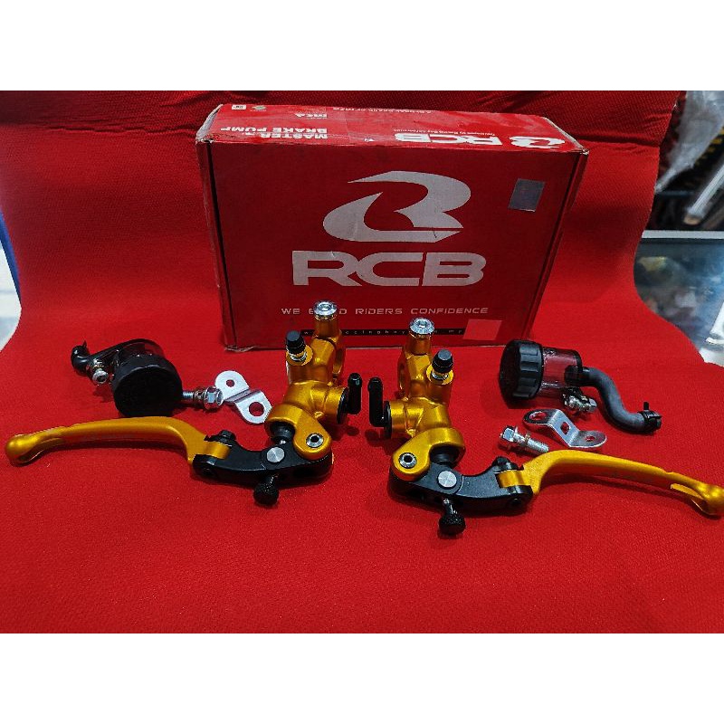Jual MASTER REM RCB RACING BOY S1 GOLD NMAX PCX ADV 150 KANAN KIRI RCB ...