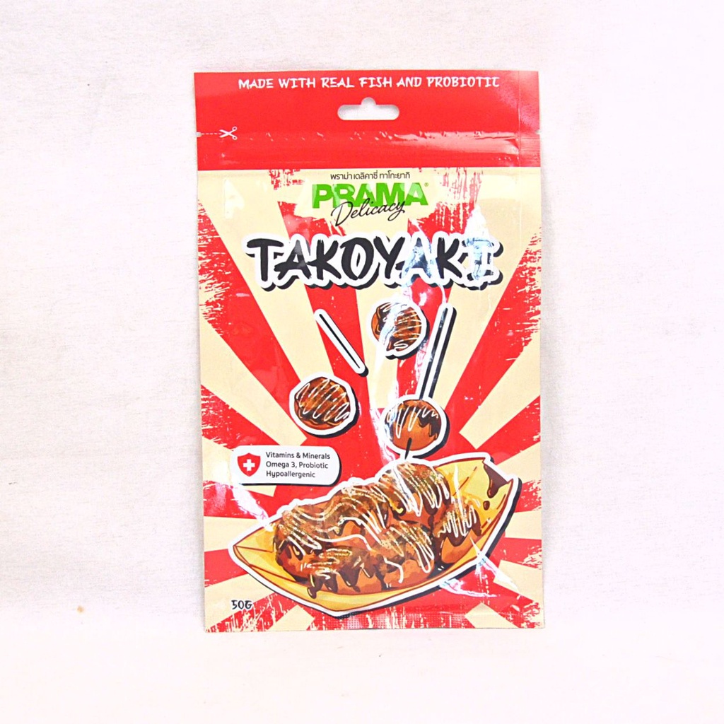 Jual PRAMA PRA-MAGURO Snack Anjing Takoyaki 50g | Shopee Indonesia