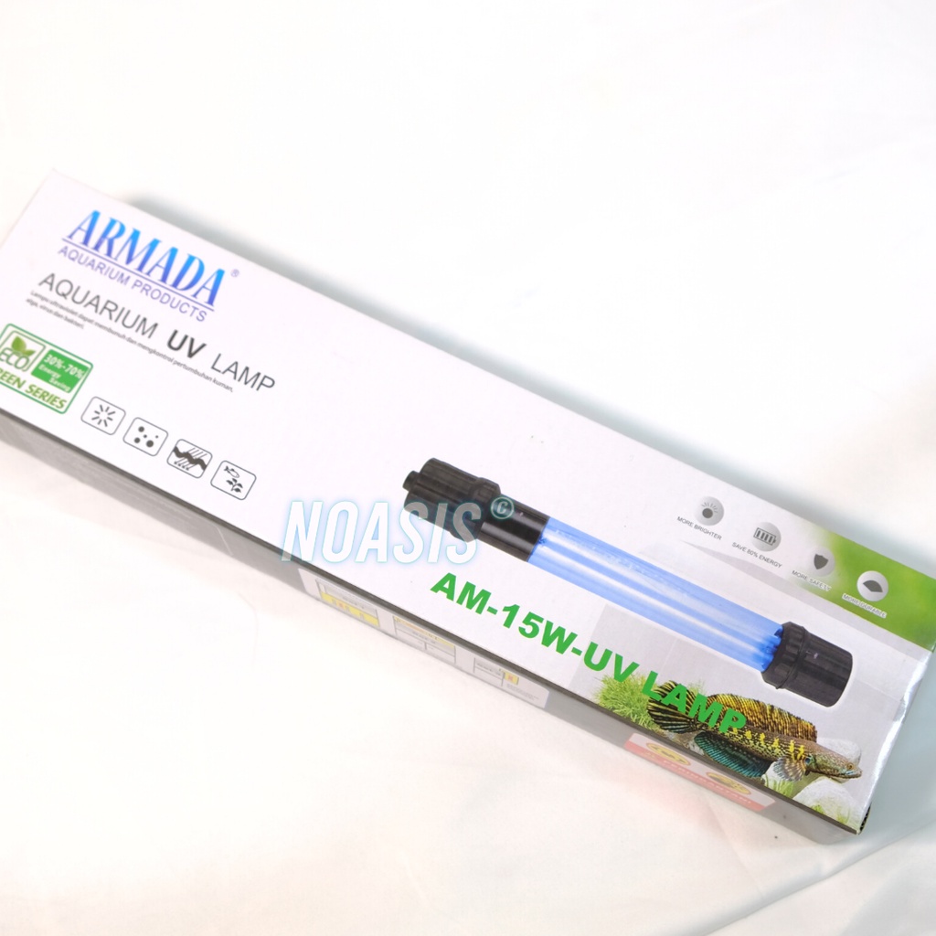 Jual ARMADA Lampu Uv Ultraviolet Aquarium 5 7 9 11 13 15 20 Watt Aquascape | Shopee Indonesia