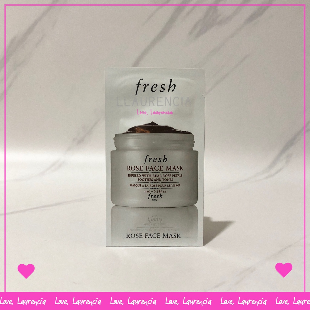 Jual Fresh rose face mask with rose petals - sample 4 ml | Shopee Indonesia