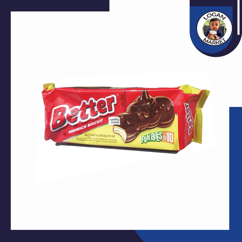 Jual Better Sandwich Biscuit fun bites | kemasan family pack | Shopee ...