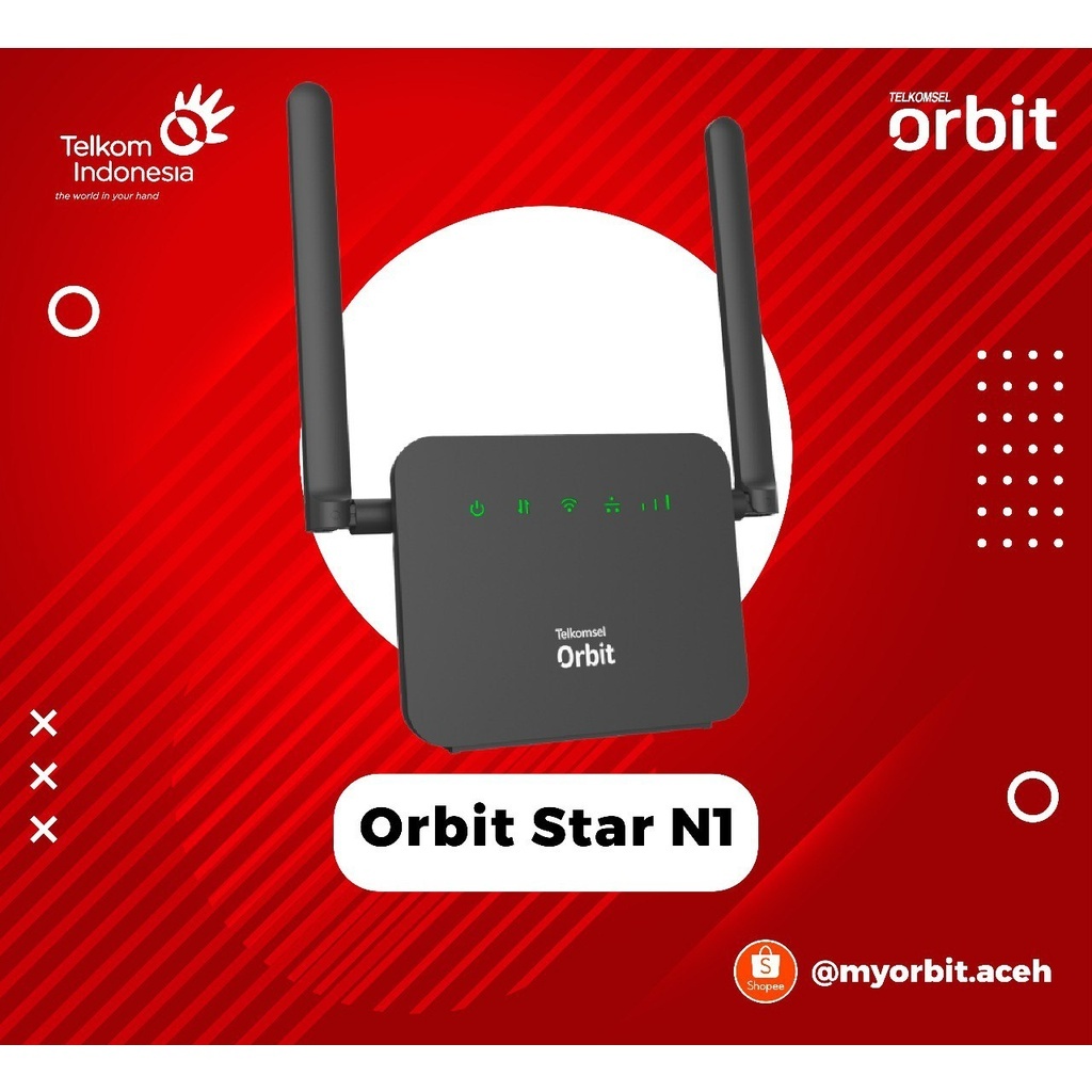 Jual Telkomsel Orbit Star N1 Modem WiFi 4G High Speed Free Kuota 150 GB | Shopee Indonesia