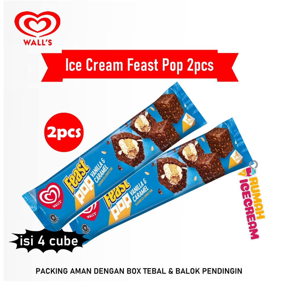 Jual Ice Cream Feast Pop Walls 2pcs | Shopee Indonesia