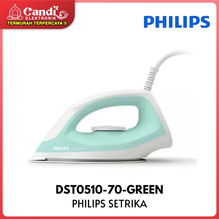 Jual PHILIPS Setrika Listrik 350 Watt DST0510-70-GREEN | Shopee Indonesia