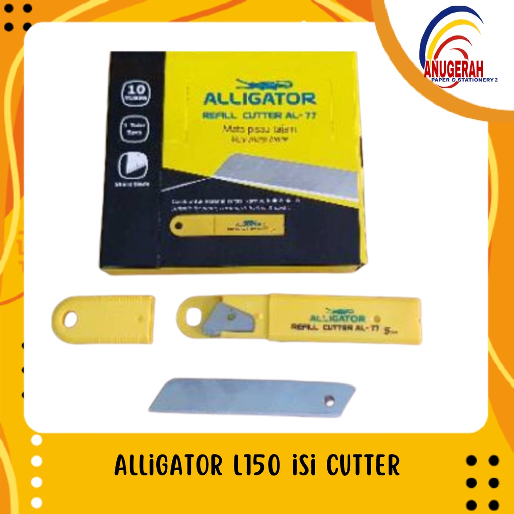 Jual ALLIGATOR L150 / ISI CUTTER ALLIGATOR (PCS) | Shopee Indonesia