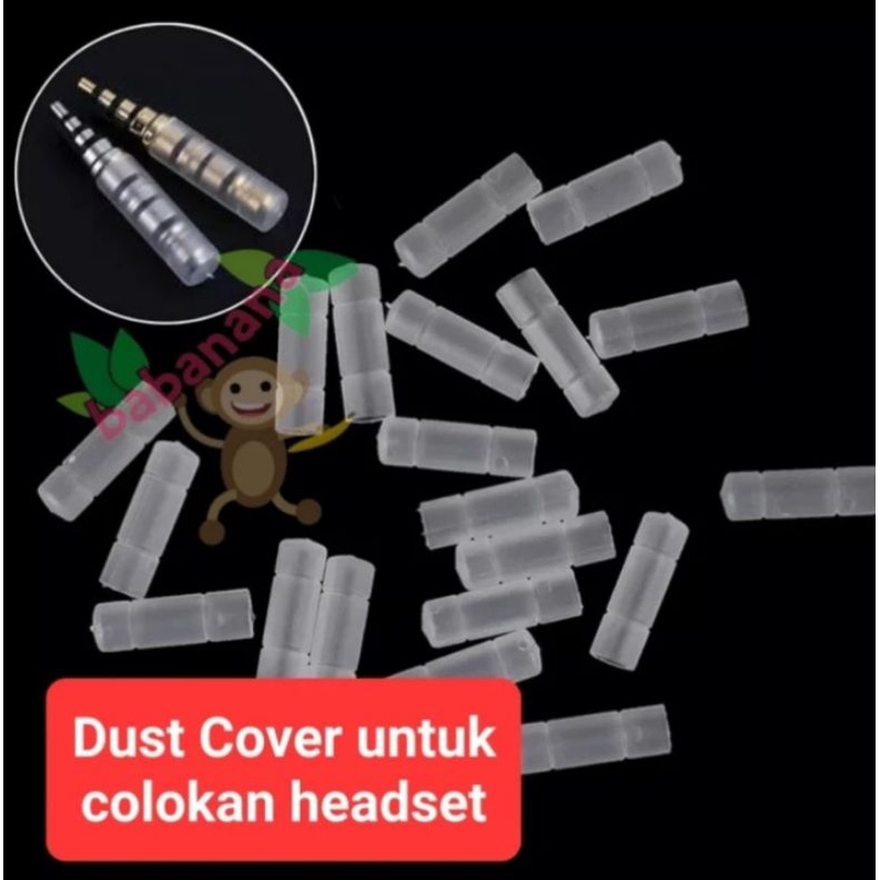 Jual Dust cover headset audio jack 3.5mm aux earphone speaker colokan ...