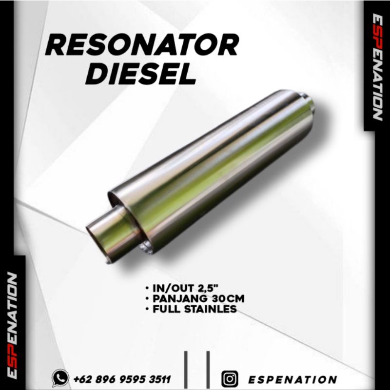 Jual Resonator diesel stainles | Shopee Indonesia