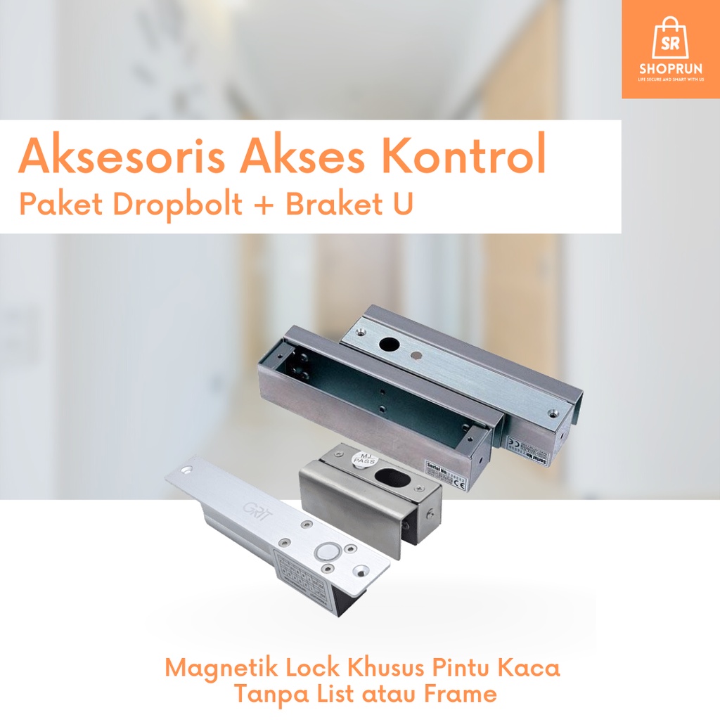 Jual Dropbolt Paket Lengkap | Drop Bolt Akses Kontrol Pintu Kaca ...
