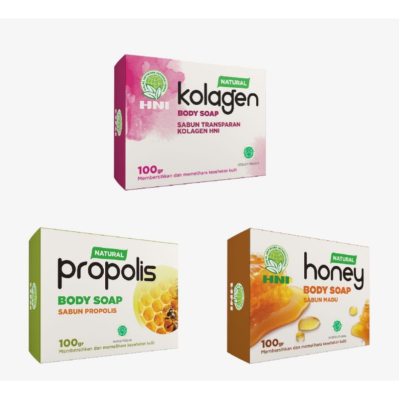 Jual BODY SOAP SABUN HERBAL MADU PROPOLIS KOLAGEN HNI HPAI | Shopee ...