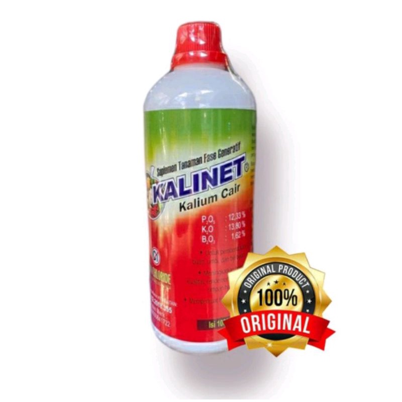 Jual Kalinet 1 Liter Kalium Cair Pupuk Pembuahan Generatif Pemanis Buah ...