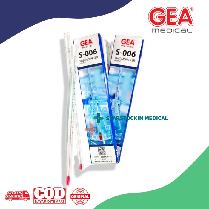 Jual Termometer Air 150 C Alkohol Alcohol GEA S-006 | Shopee Indonesia