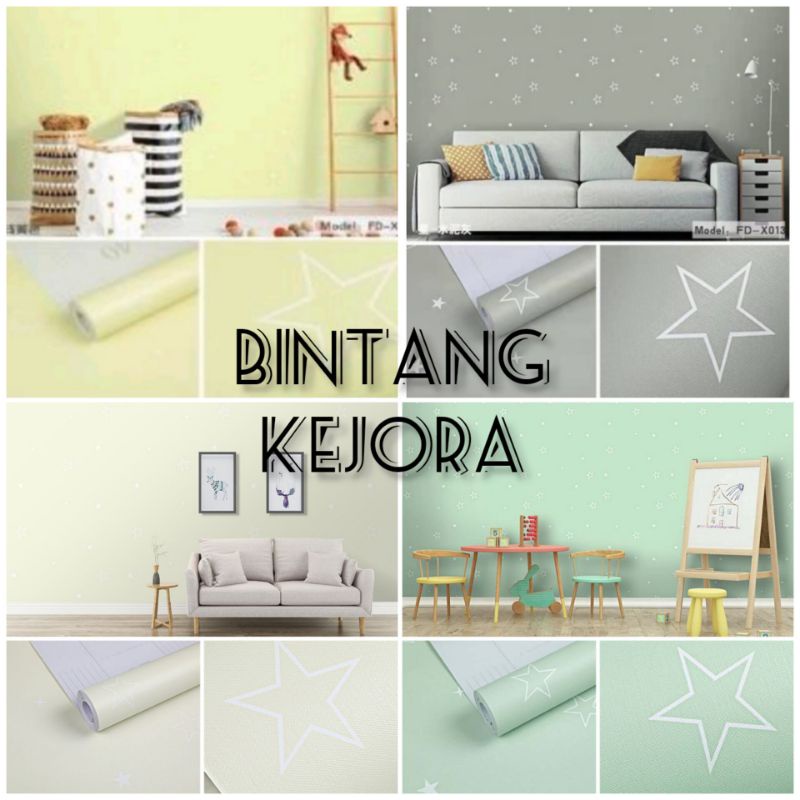 Jual TOP(COD)!! WALLPAPER STICKER DINDING BINTANG KEJORA | Shopee Indonesia