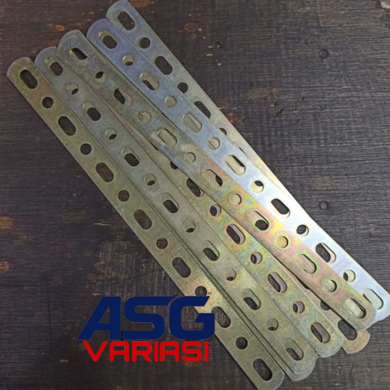 Jual PLAT BESI BOLONG ANTI KARAT BREKET SERBA GUNA LUBANG BAUT 6MM ...