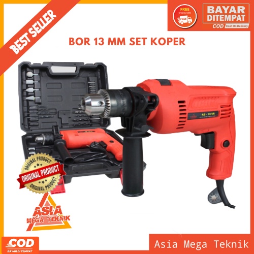 Jual MESIN BOR 13mm set koper murah/set koper YUKIDO MESIN BOR LISTRIK ...