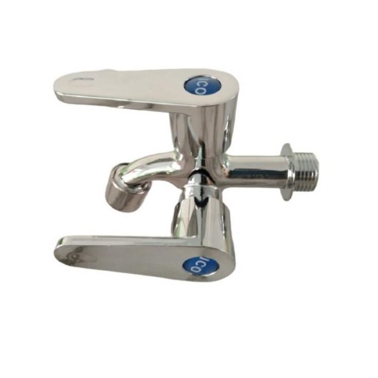 Jual Kualitas Terpopuler Kran Cabang Engkol Minimalis - Keran Shower Cabang 2 Lobang Kran Double ...