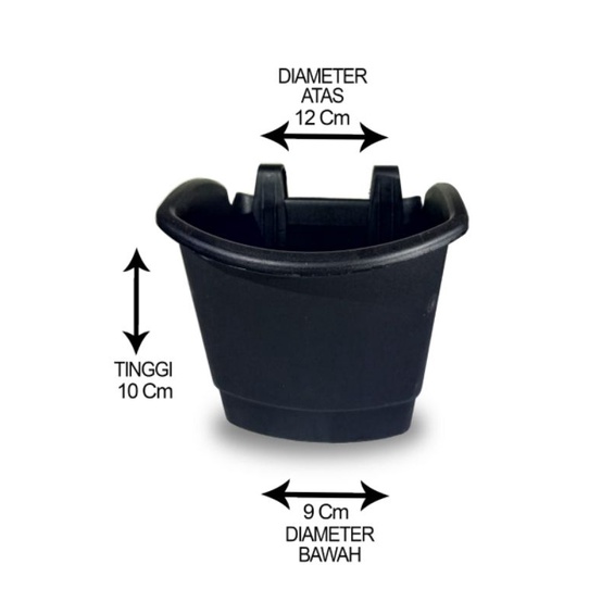 Jual pot dinding/pot tempel/pot cantol/pot tip s/ pot vertical garden ...