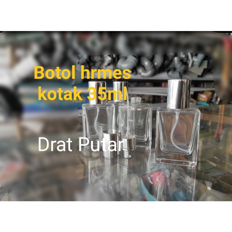 Jual botol petak 35ml, botol herms , botol drat , botol parfum , bibit ...