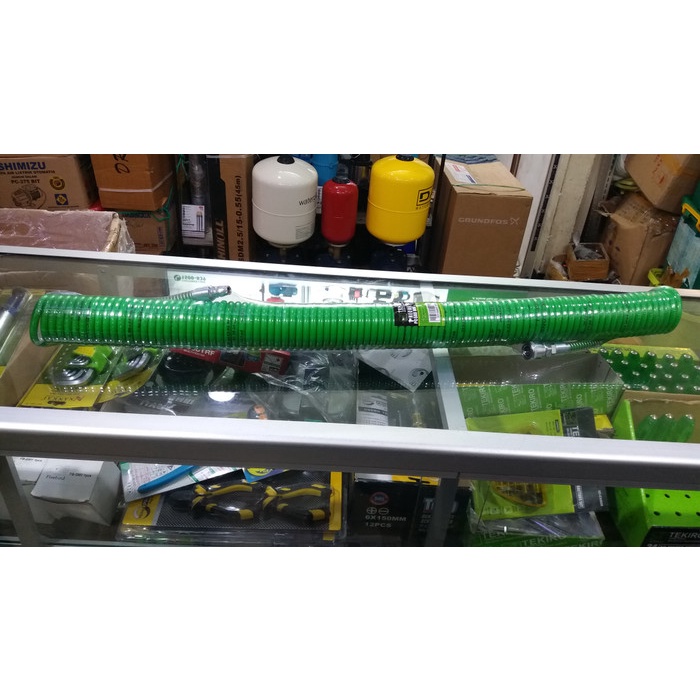 Jual d SELANG RECOIL TEKIRO 15 METER 5 X 8MM SELANG SPIRAL TEKIRO 15 ...