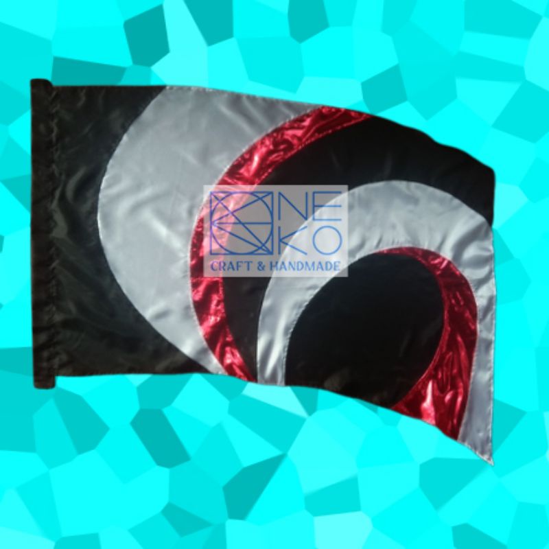 Jual Bendera | Standard Flag Twirl Merah Color Guard Drumband ...