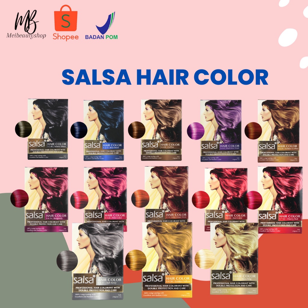 Jual SALSA Hair Color - Cat Semir Rambut Permanen | Shopee Indonesia